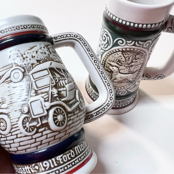 Avon | Dining | Handcrafted Ceramic Vintage Avon Set Of 2 Small Stein ...